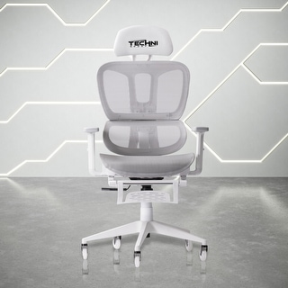 Sport White Mesh High Back Ergonomic Gaming Chair - Bed Bath & Beyond ...