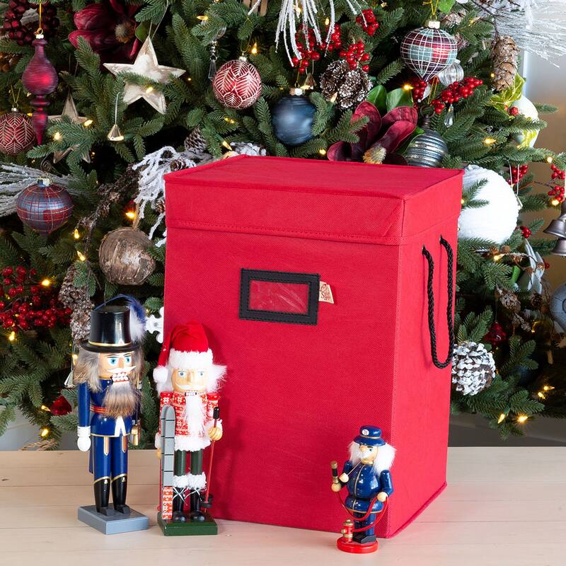 17 in. Christmas Nutcracker Collectibles Storage Box - Overstock - 32167955