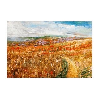 Blue Ridge Mountains Painting Abstract Cars Nature Art Print/Poster ...