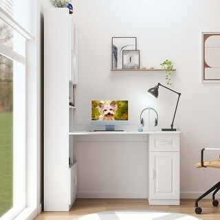 2-in-1 L-Shaped Design Computer Desk - Bed Bath & Beyond - 42628545