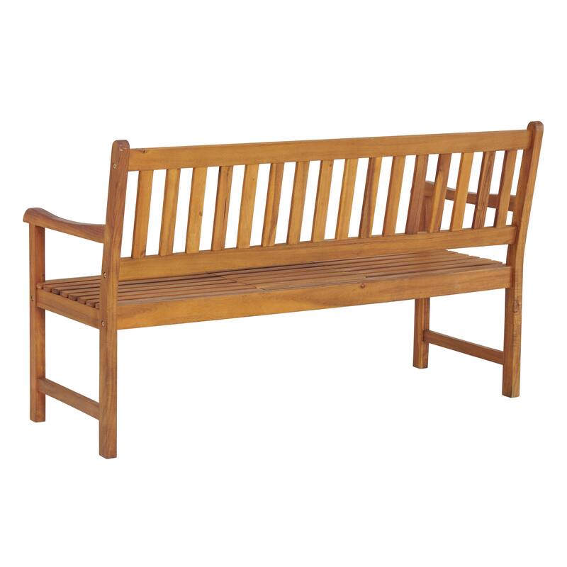 Bristol Two Seat Bench with Pop Up Table - Overstock - 36003076