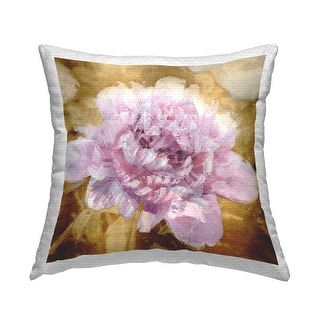 Stupell Abstract Pink Rose Printed Outdoor Throw Pillow Design by ...