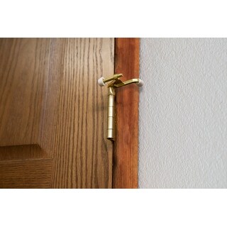 Design House 181818 Jumbo Hinge Pin Door Stop Polished Brass 5-Pack ...