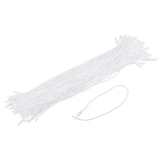 Polyester rope Hang Tag String Snap Lock Price Tag Fastener white 7 ...