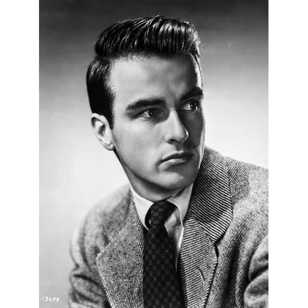 Montgomery Clift Looking Right in Coat and Tie Photo Print - Bed Bath ...