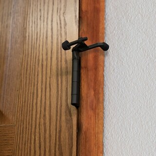 Design House 189076 Jumbo Hinge Pin Door Stop Matte Black 5-Pack - Bed ...
