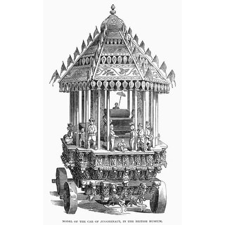 Car Of Juggernaut 1846. /Nmodel In The British Museum Of The Huge ...