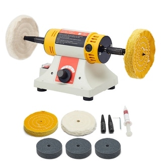 UIMOSO Bench Buffer Polisher, Polishing and Buffing Machine, Benchtop ...