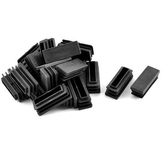 Unique Bargains 20 Pcs Antislip Plastic Rectangle 40mm x 15mm Chair ...