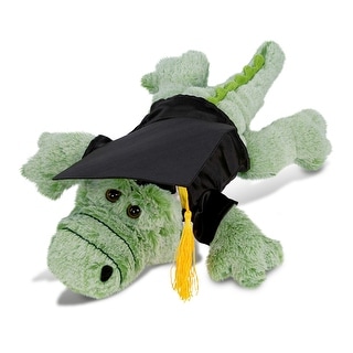 DolliBu Large Alligator Graduation Plush with Gown and Cap w/ Tassel ...