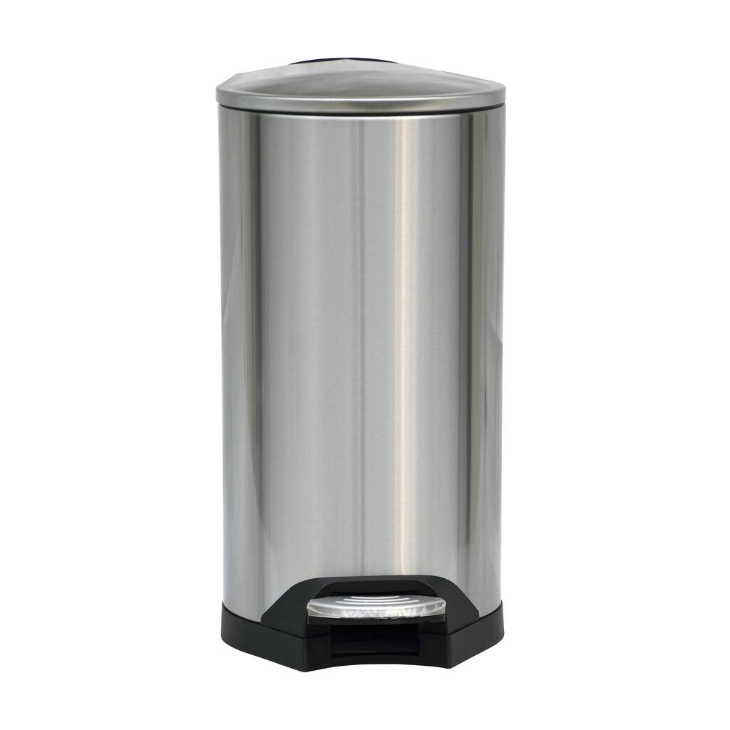 happimess Oscar 8-Gallon Step-Open Trash Can and Mini Trash Can ...