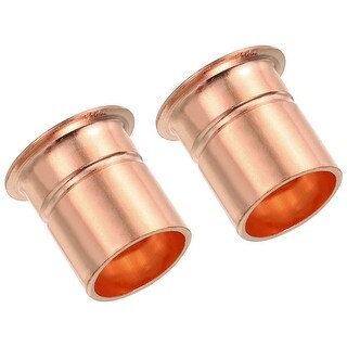 12.9mm ID Copper Fitting, 2x Copper Coupling w Sweat Ends for Plumbing ...