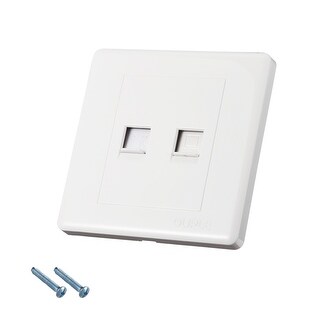 RJ45 RJ11 Wall Plate Networking Telephone Socket Outlet Mount Panel ...