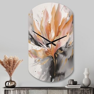 Orange And Grey Mesmerizing Marble Abstraction - Abstract Marble Wall ...