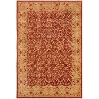 Boho Chic Ziegler Ricki Rust Gold Hand-knotted Wool Rug - 9'2'' x 12'6 ...