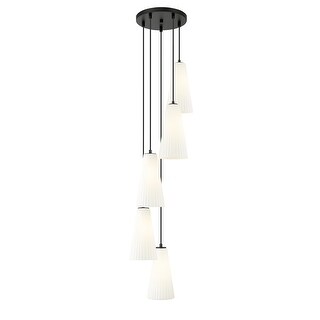 Farrell 5 Light Chandelier in Matte Black - Bed Bath & Beyond - 40949521