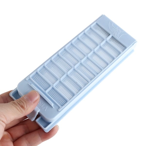 9.5 x 4.5cm Steel Wire Mesh Plastic Lint Filter Net for Haier Washing ...