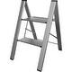 Ultra Slim Aluminum Two Step Folding Utility Step Ladder - Bed Bath ...