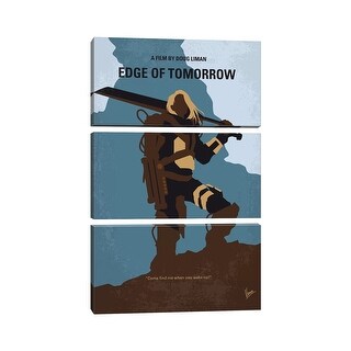 iCanvas "Edge Of Tomorrow Minimal Movie Poster" by Chungkong 3-Piece ...