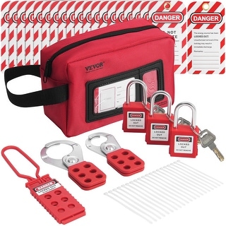 VEVOR Electrical Lockout Tagout Kit,Safety Loto Kit，for Industrial ...