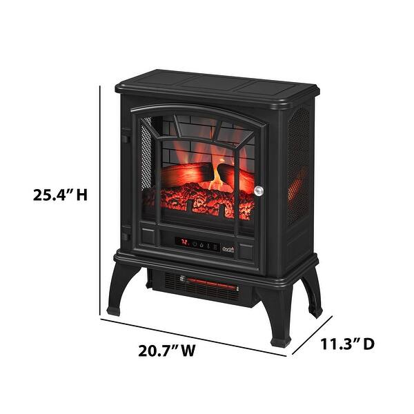 Duraflame® Infrared Quartz Electric Stove Heater with Remote Control ...