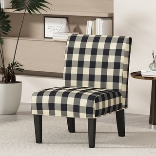 Elegant Accent Chair Arm Chair Side Chairs,Black White Cross Pattern ...