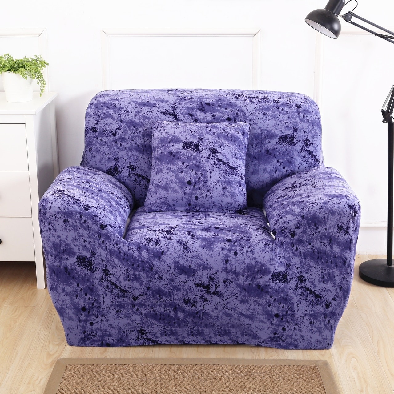 Spandex, Box Cushion Chair Slipcovers - Bed Bath & Beyond