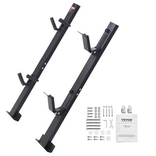 VEVOR Trimmer Rack, Locking Trim Holder Landscape Trailer Rack Carrier ...