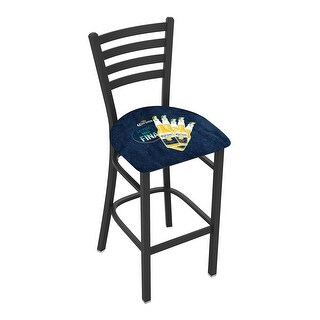 L004 Corona 25" Stationary Counter Stool with Black Wrinkle Finish - 18 ...