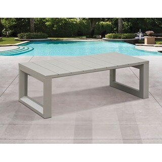 Diglur Patio Cocktail Table, Gray - Bed Bath & Beyond - 39582445