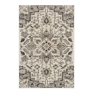 Mohawk Home Pandora Floral Ornamental Medallion Woven Area Rug - Bed ...