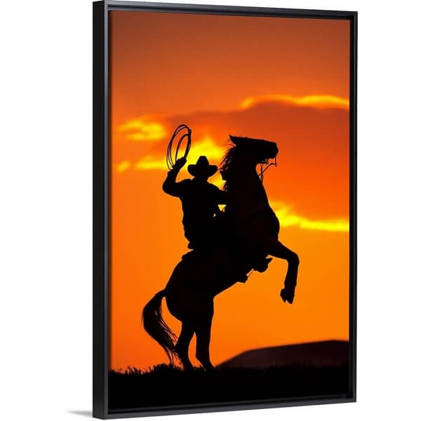 rearing horse silhouette