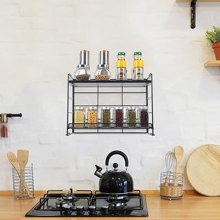 2-Tier Metal Spice Rack Organizer Cabinet - Bed Bath & Beyond - 36369147