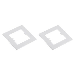 Switch Surround Plate Decoration Single Gang Acrylic White 110mm x ...