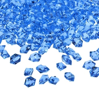 1000pcs Fake Ice Rocks, Dazzling Resin Crushed Ice Fake Diamonds, Red ...