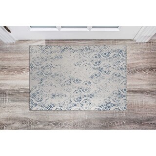 AMIRA NAVY Doormat By Kavka Designs - Bed Bath & Beyond - 38247701