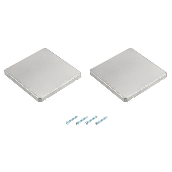 Light Rocker Switch Wall Panel 1 Gang PC Grey Cover 86mm x 86mm Pack of ...