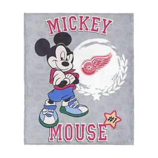 NHL Disney Mickey Mouse Baller Silk Touch Throw Blanket - Bed Bath ...