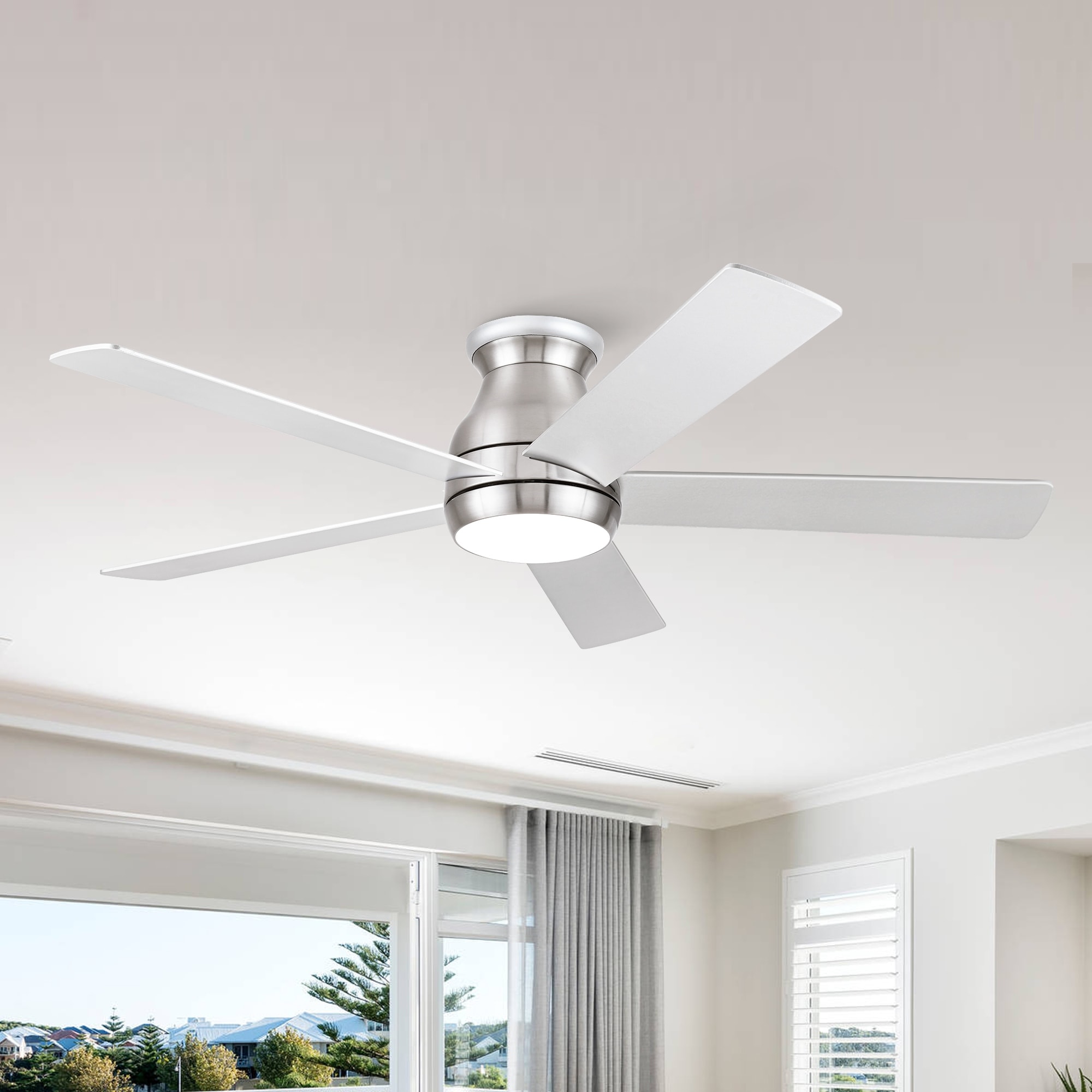 Plywood blades ceiling fan with remote control - Bed Bath & Beyond ...