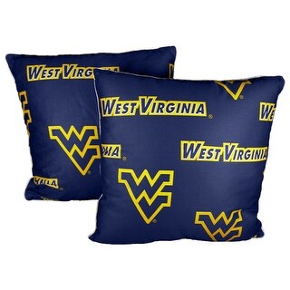 West Virginia Mountaineers 16" x 16" Decorative Pillow Pair - Bed Bath ...