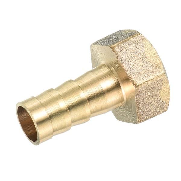 Hose Barb Fitting Straight 10mm Barbed G3/8 Female Thread, 3 Pack Brass ...