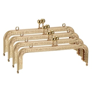 Metal Purse Frames, 8.1" 4Pcs Kiss Lock Clasp Frame for Coin Bags DIY ...