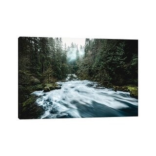 iCanvas "Pacific Northwest River And Trees II" by Nature Magick Canvas ...