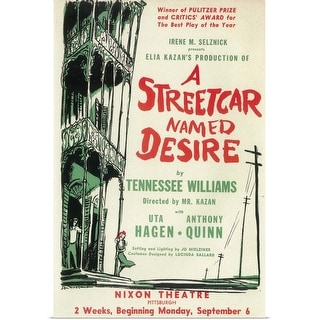 "A Streetcar Named Desire (Broadway) (1947)" Poster Print - Multi - Bed ...