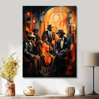 Designart "Jazz Harlem Renaissance V" African American Art Canvas Art ...