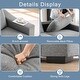 L-Shaped Sofa with Deep Seats, Linen Fabric, Modern Corner Design for ...