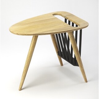 Handmade Mid-Century Modern Magazine Table (India) - Bed Bath & Beyond ...