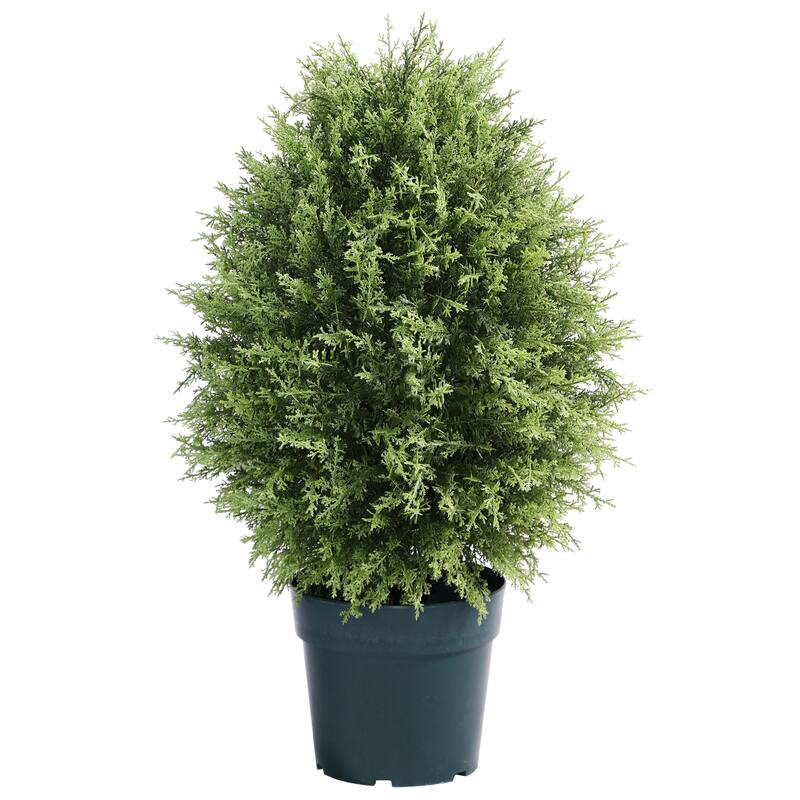 National Tree Company 32-Inch Artificial Cypress Mini Tree - Overstock ...