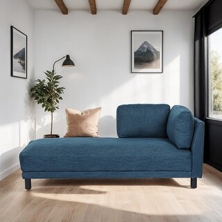 Sophisticated One-Armed Chaise Lounge with Smooth Upholstery and Cozy ...