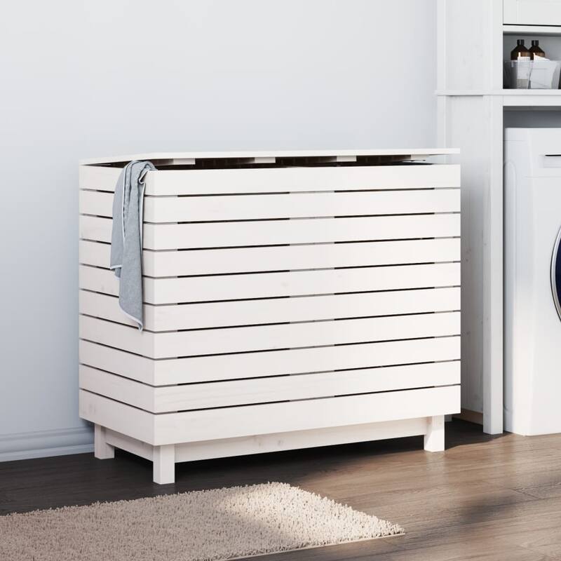 White Wood Laundry Hampers - Bed Bath & Beyond